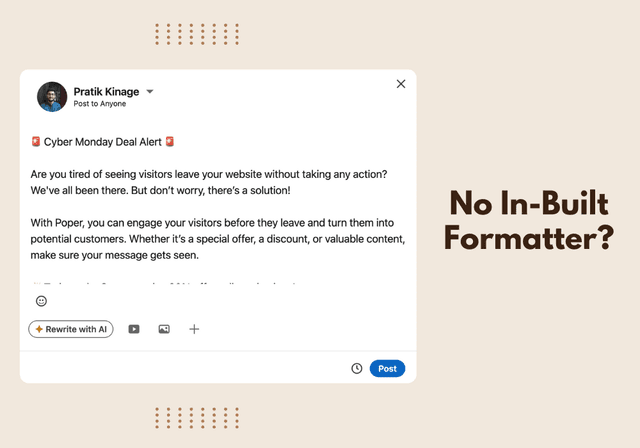 Linkedin Text Formatter Format Your Posts By Poper 9428