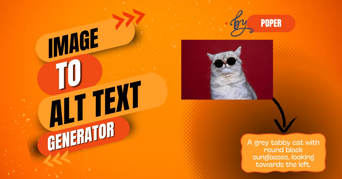 Free AI Image Alt Text Generator by Poper