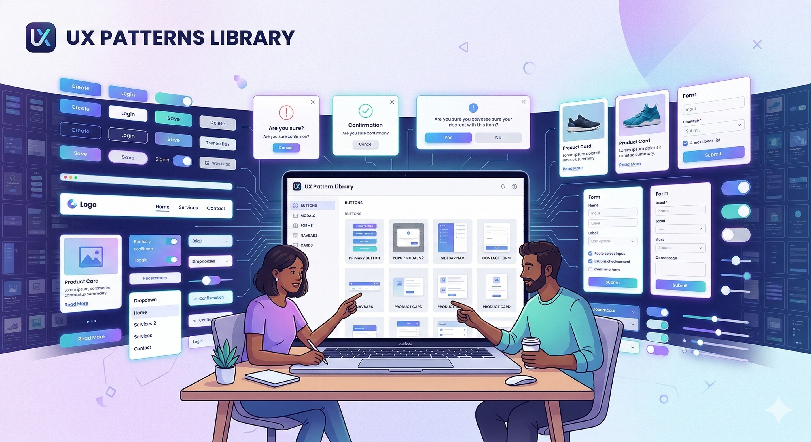 UX Patterns Library - Poper