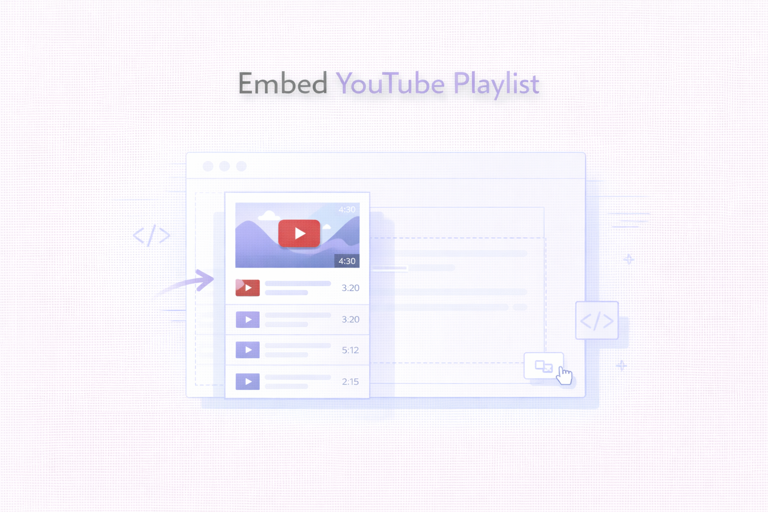 Embed YouTube Playlist - Poper