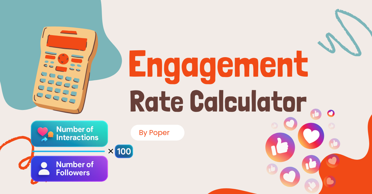 Engagement Rate Calculator by Poper - Poper