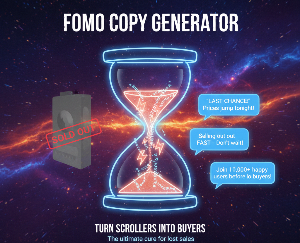 Free FOMO Copy Generator - Poper