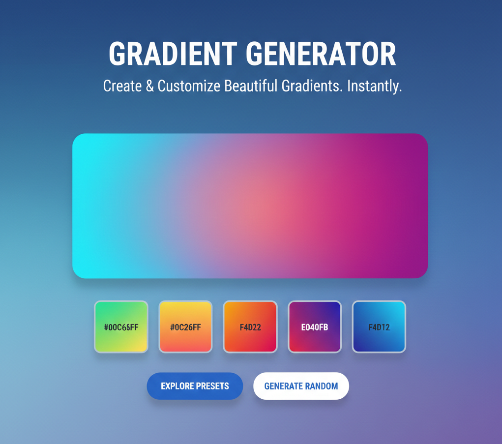 Free Gradient Generator - Poper